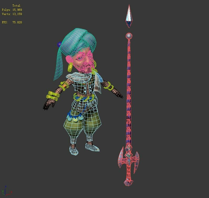 ArtStation - The characters of the game - Nemesis | Game Assets