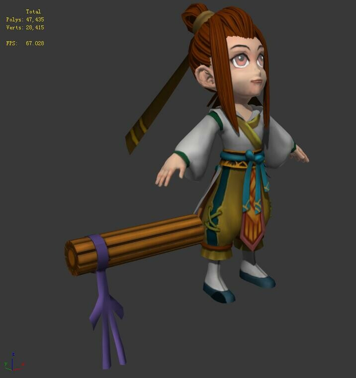 ArtStation - Game characters - book children | Game Assets