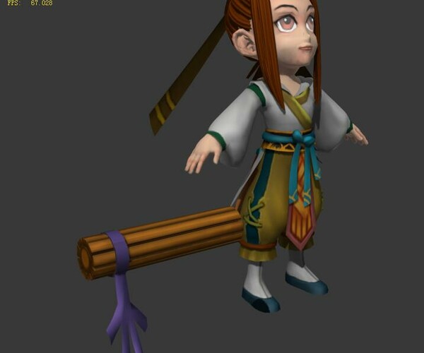 ArtStation - Game characters - book children | Game Assets