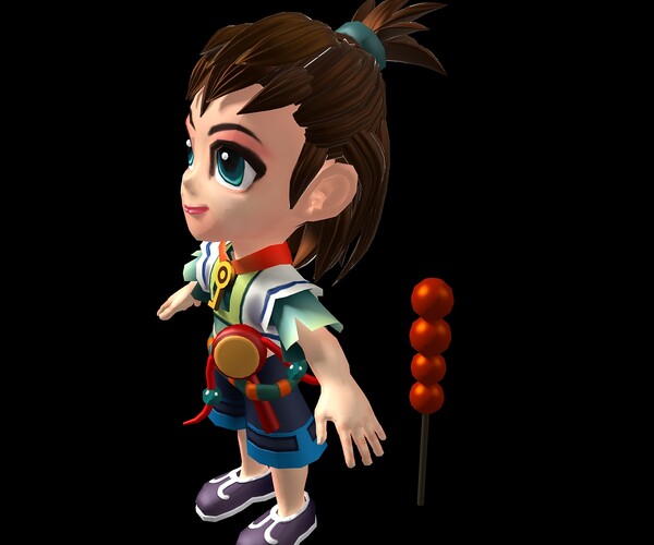 ArtStation - The characters of the game - the little boy | Game Assets