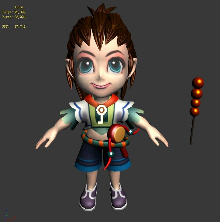 ArtStation - The characters of the game - the little boy | Game Assets