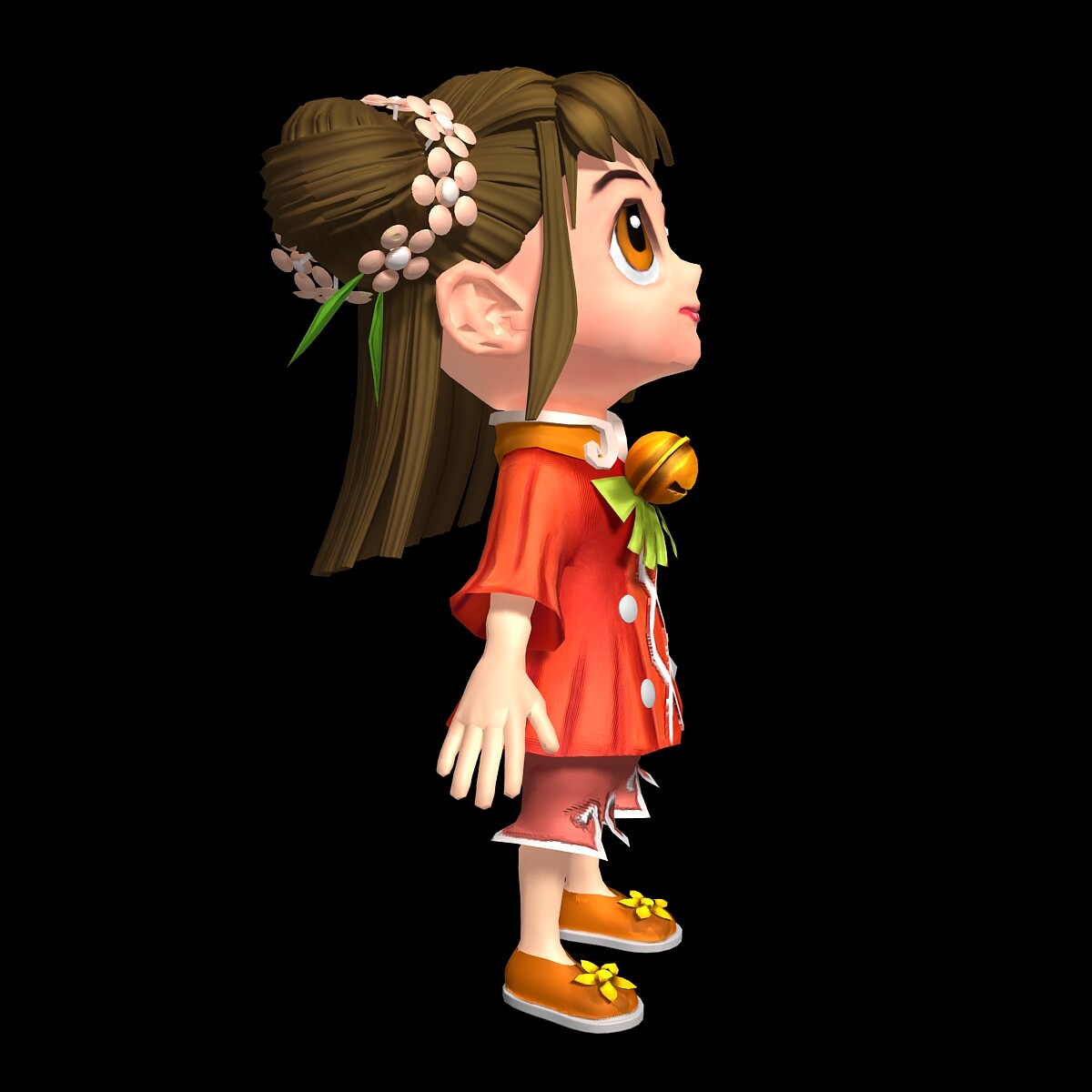 ArtStation - Game character character - little girl | Game Assets