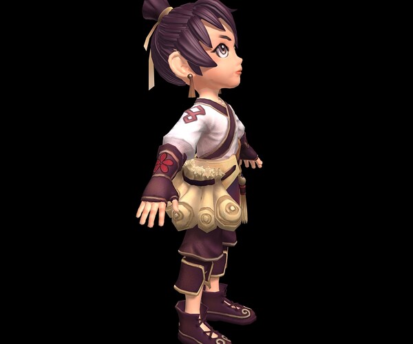 ArtStation - The characters of the game - the servant | Game Assets