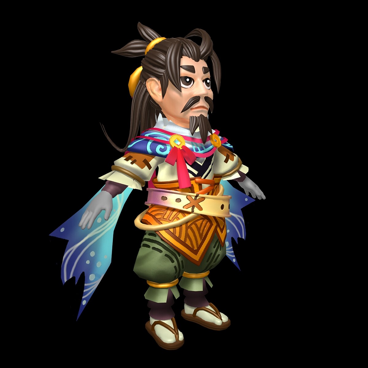 ArtStation - The characters of the game - new Lu has feet | Game Assets