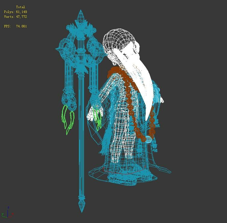 ArtStation - The character of the game - a light master | Game Assets