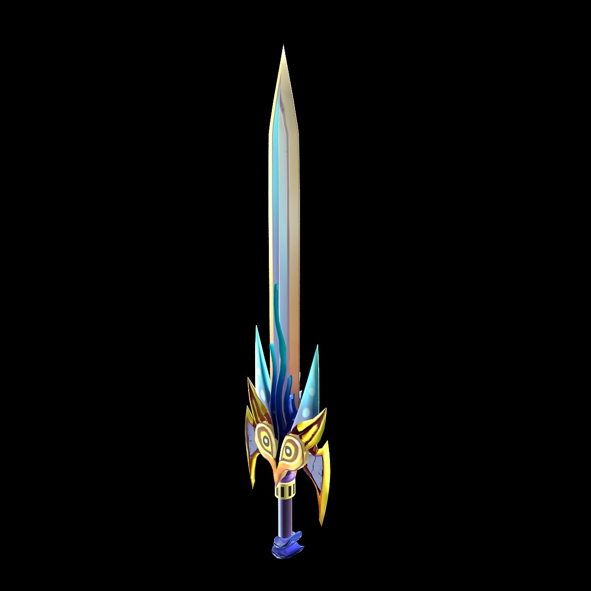 ArtStation - Game characters weapons-60 shadowless fly sword | Game Assets