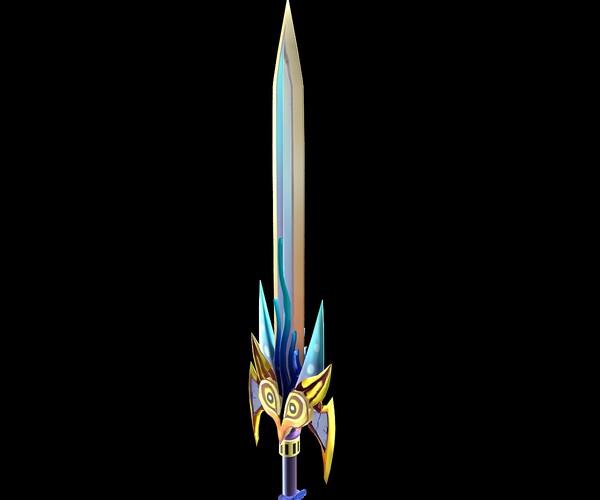 ArtStation - Game characters weapons-60 shadowless fly sword | Game Assets