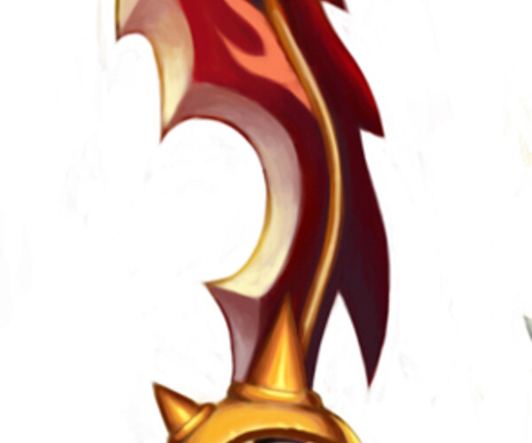 ArtStation - Game character weapon - hundred ghost weep | Game Assets