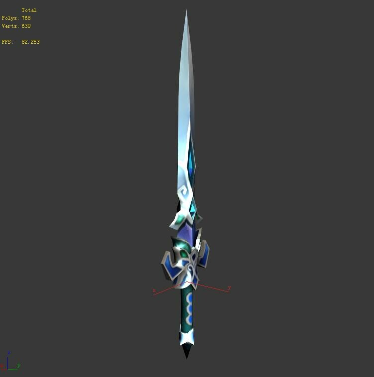 ArtStation - Game character weapon - gentleman sword | Game Assets