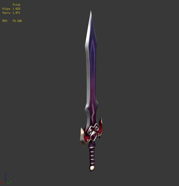 ArtStation - Game character weapon - ruthless edge | Game Assets