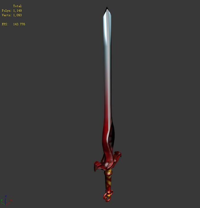 ArtStation - Game character weapons - mandarin duck sword 20 | Game Assets