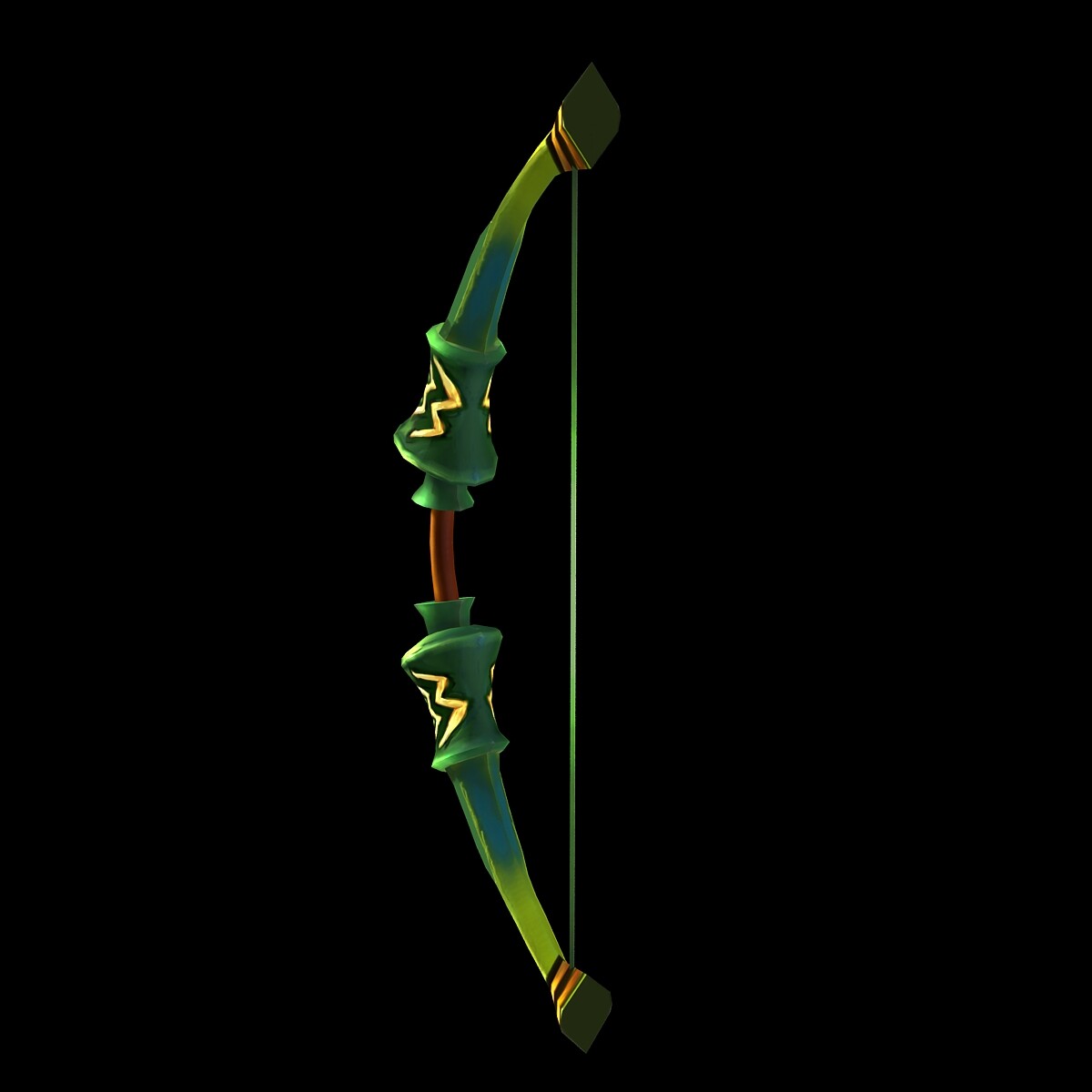 ArtStation - Game characters weapons - bamboo bow | Game Assets