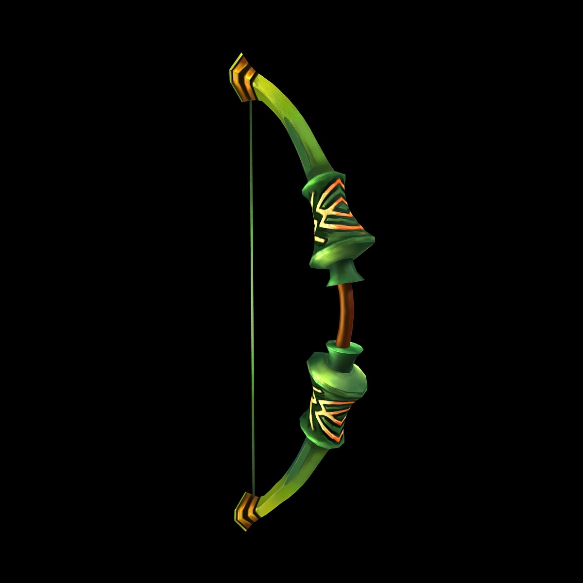 ArtStation - Game characters weapons - bamboo bow | Game Assets
