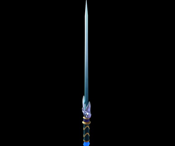 ArtStation - Game character weapons - cast iron sword | Game Assets
