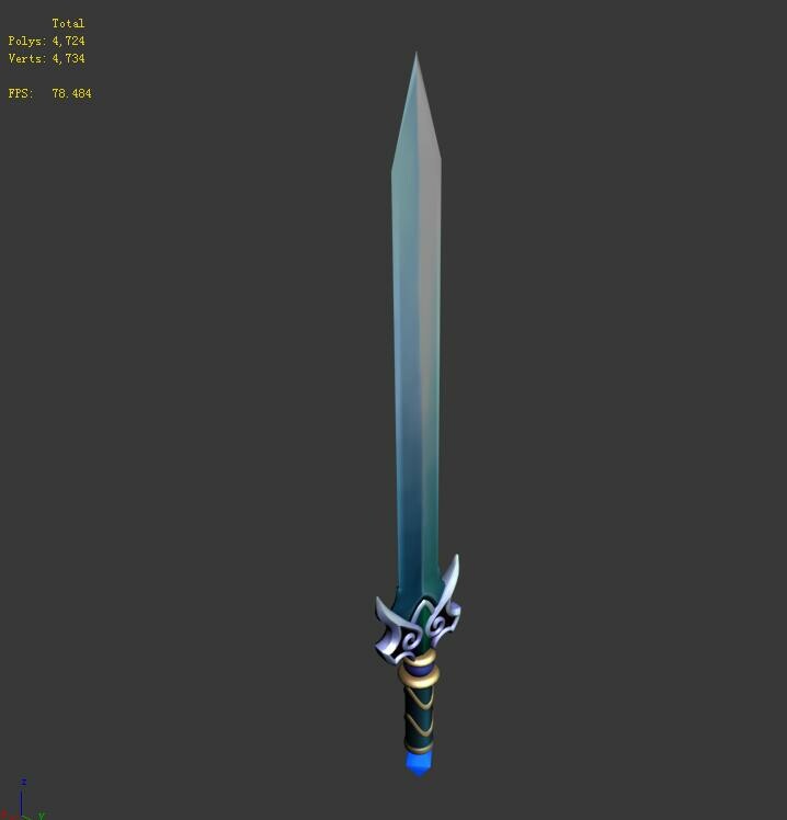 ArtStation - Game character weapons - cast iron sword | Game Assets
