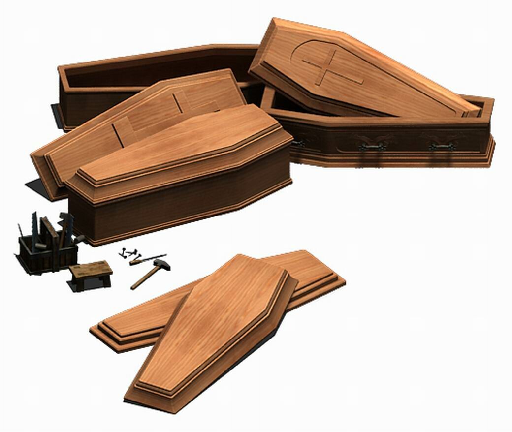 ArtStation - Coffin 002 | Game Assets