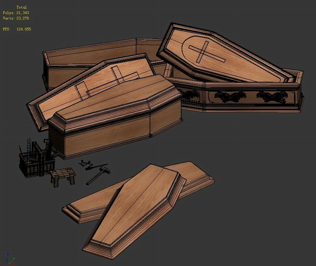 ArtStation - Coffin 002 | Game Assets