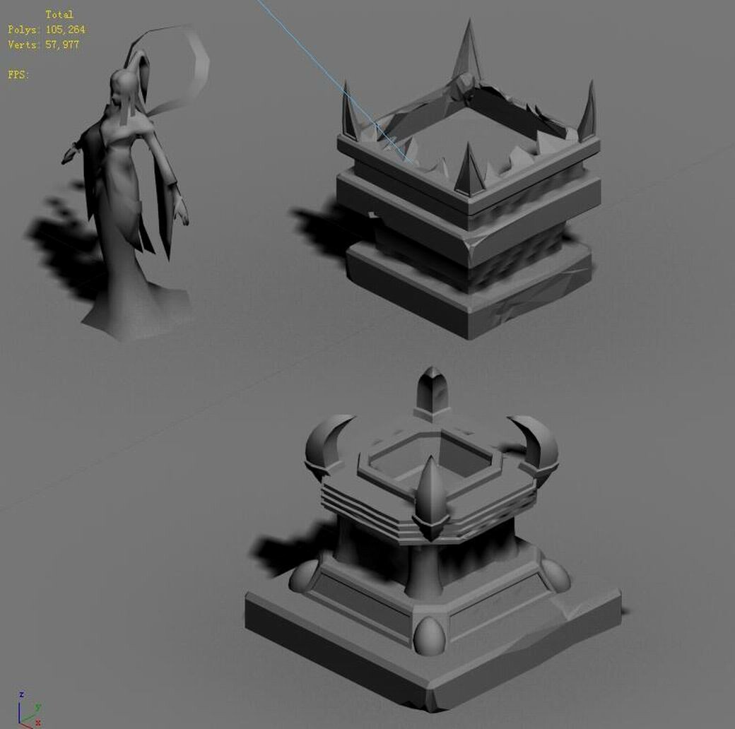 ArtStation - Onitsuka - brazier 01 | Game Assets