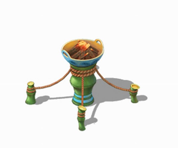 ArtStation - Cartoon world - brazier | Game Assets