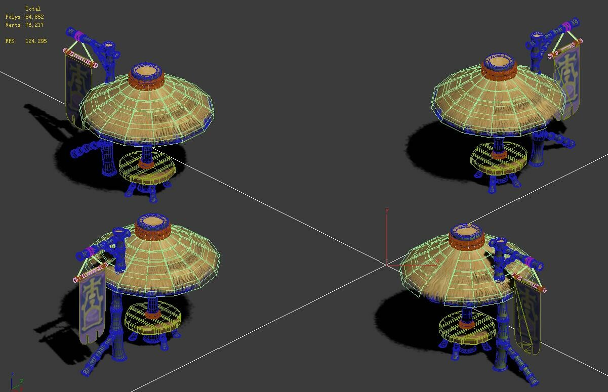 ArtStation - Cartoon world - I love a parasol | Game Assets