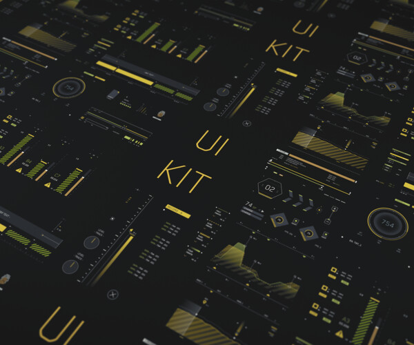 ArtStation - Futuristic UI Vector Pack | Game Assets