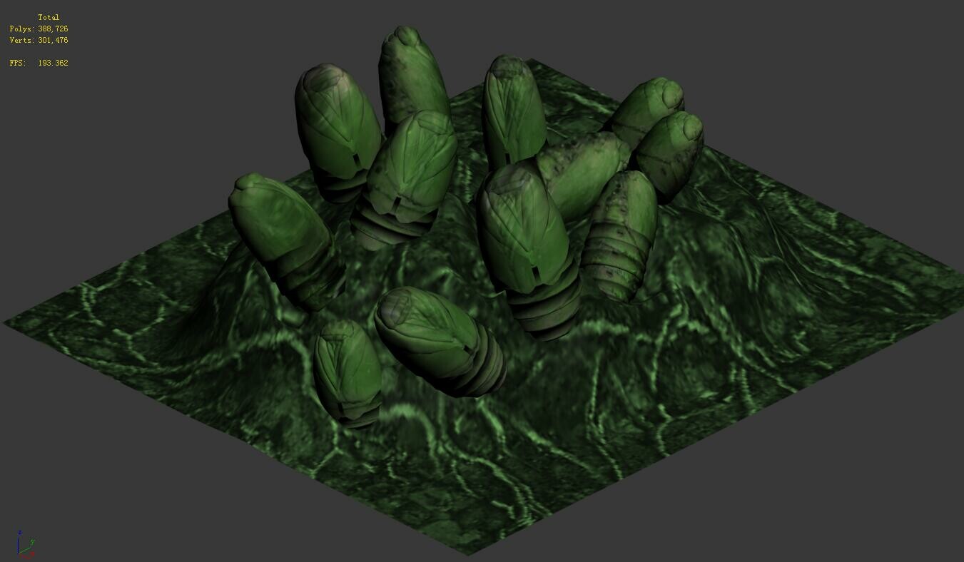 ArtStation - Insects - pupa | Game Assets