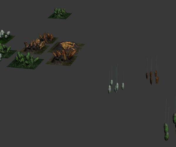 ArtStation - Insects - pupa | Game Assets