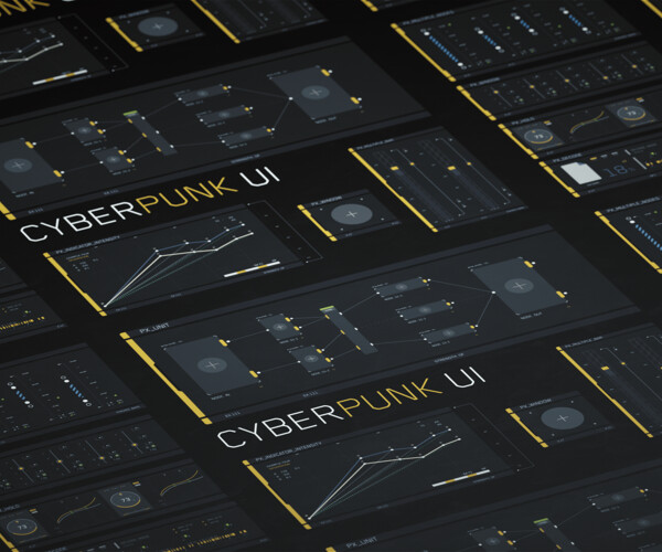 ArtStation - Cyberpunk UI GUI FUI | Game Assets