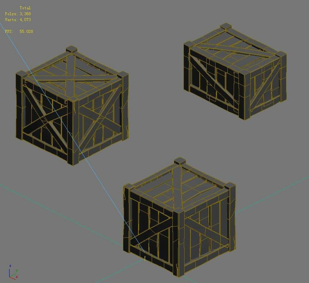 ArtStation - Wooden box 032 | Game Assets