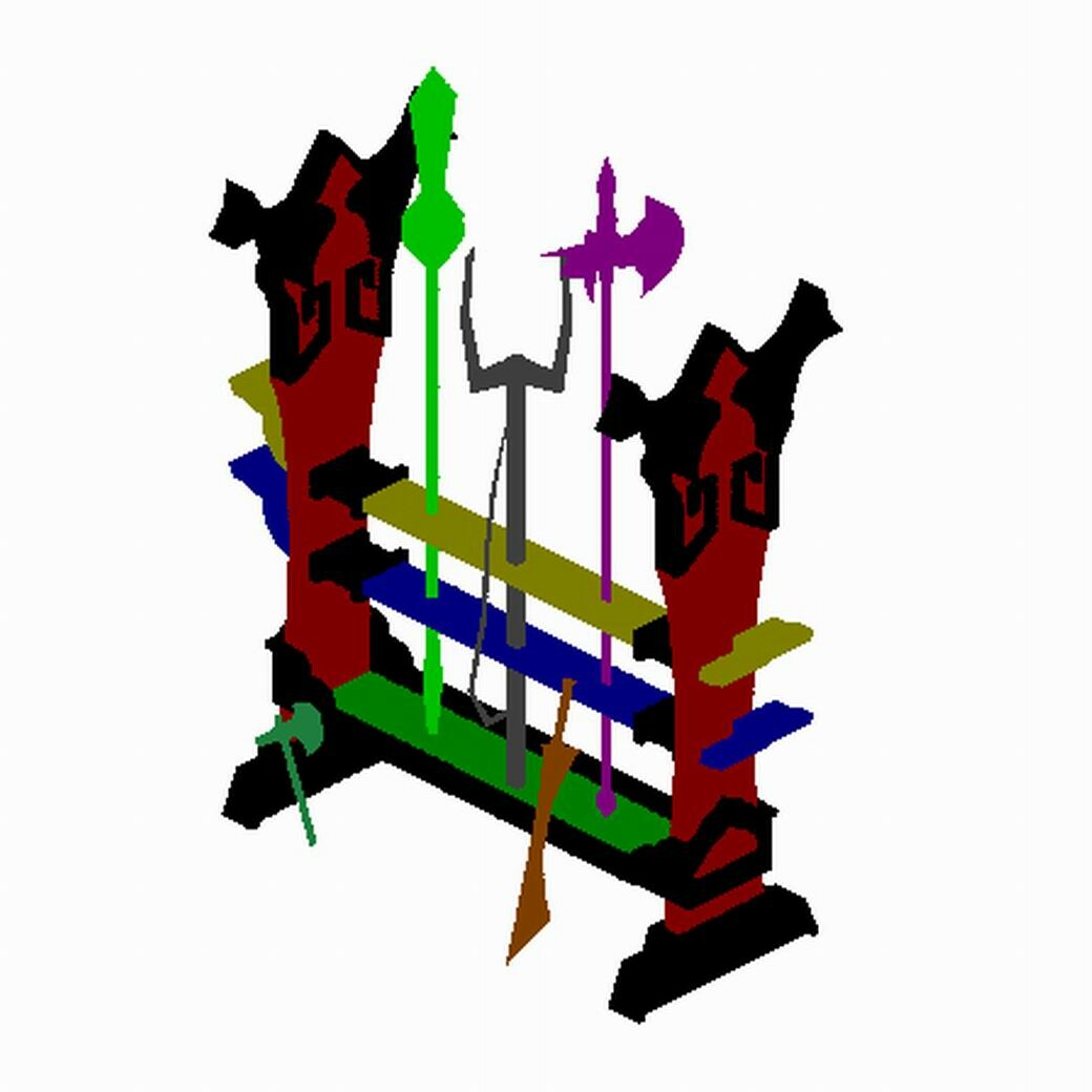 ArtStation - Weapon frame 03 | Game Assets