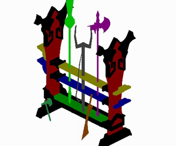 ArtStation - Weapon frame 03 | Game Assets