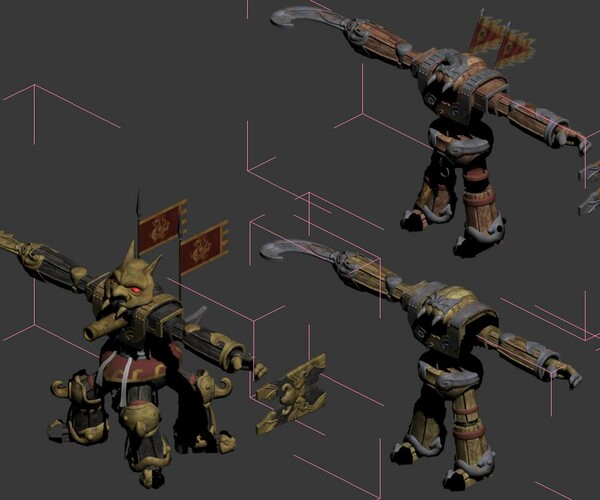 ArtStation - War machine - mechanical strange | Game Assets