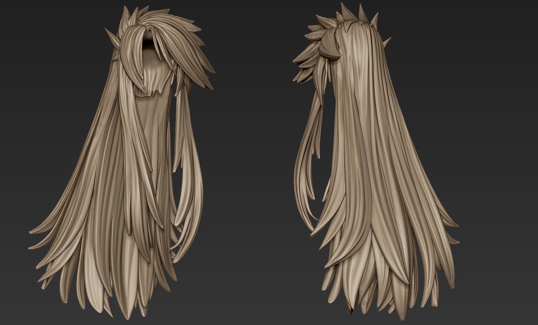 ArtStation - Hair Collection 4 | Resources