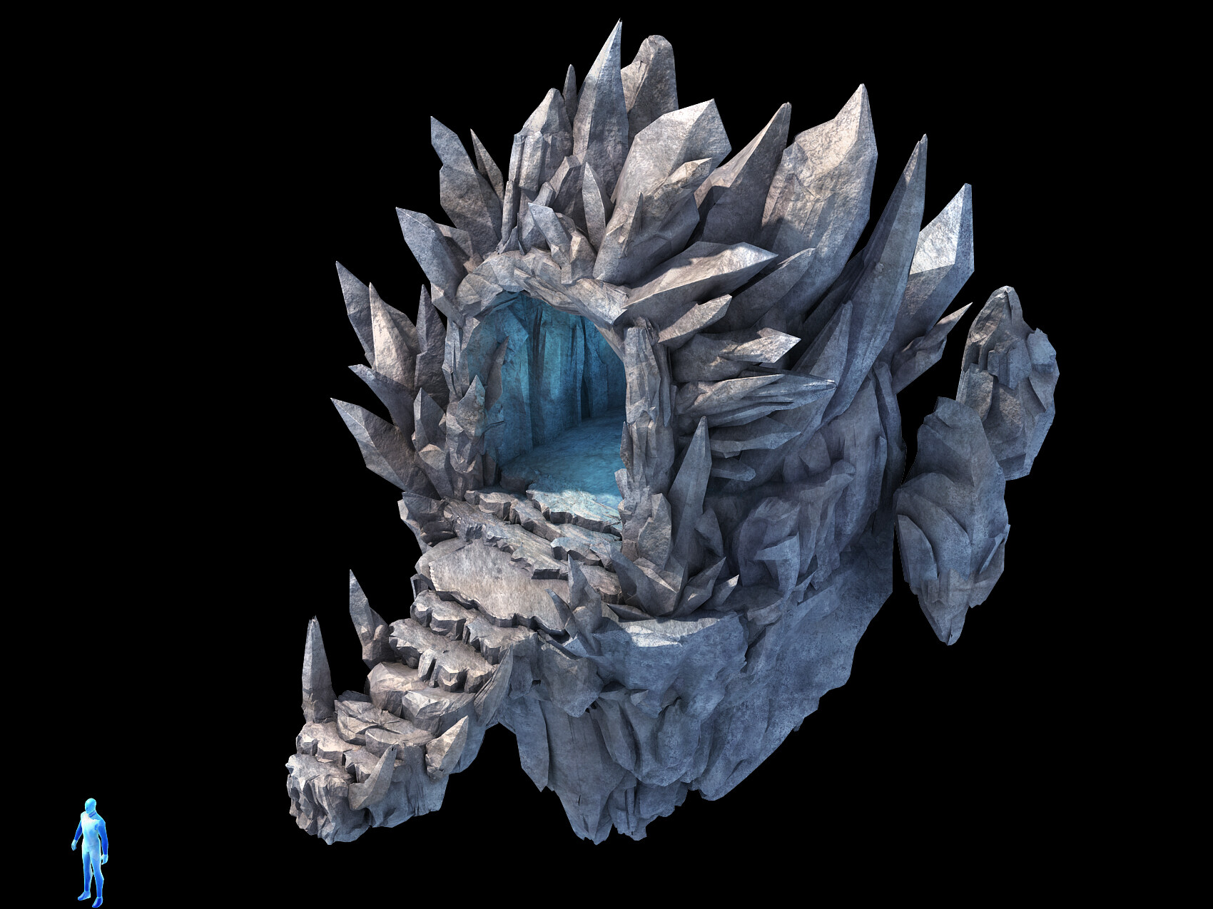ArtStation - Glacier - Snow Portal 01 | Game Assets