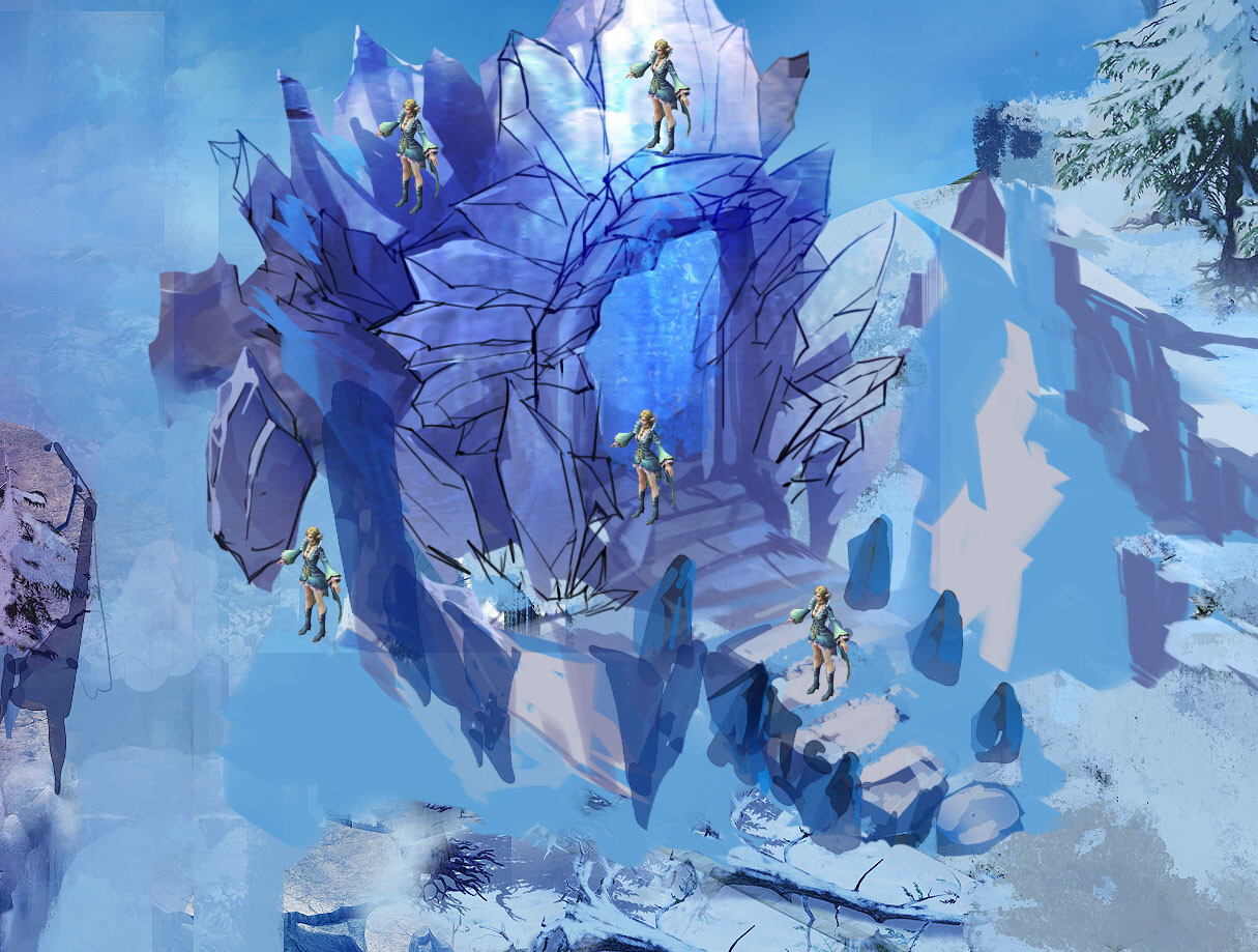 ArtStation - Glacier - Snow Portal 01 | Game Assets