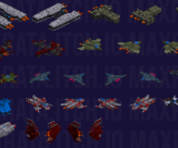 ArtStation - +100 Modular Voxel Spaceships Assets | Game Assets