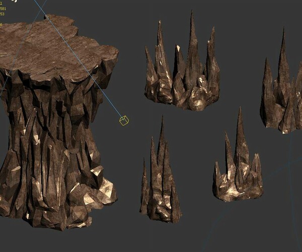 ArtStation - Dragon Forbidden - Stone Combination | Game Assets