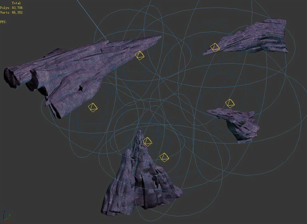 ArtStation - Snowfield Concealed - Secret Road Block 01 | Game Assets