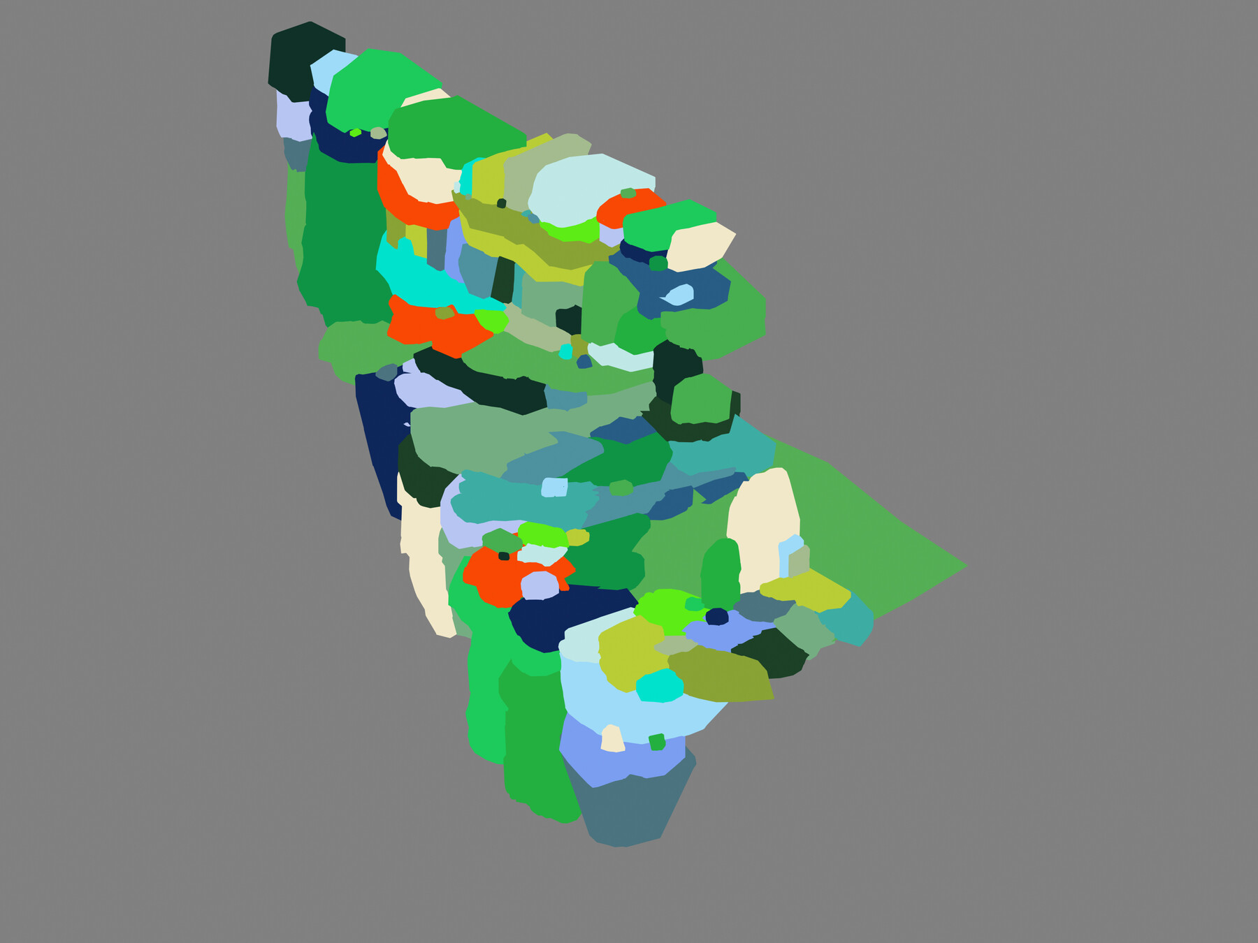 ArtStation - Fallen Land - Stone Road Aisle 02 | Game Assets