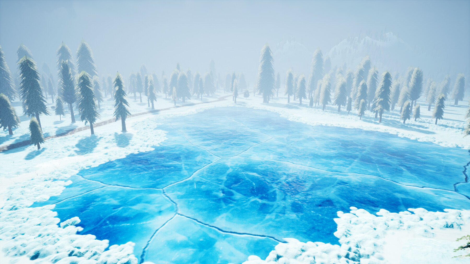 ArtStation - Stylized Snowy Environment - Unreal Engine 4 | Game Assets
