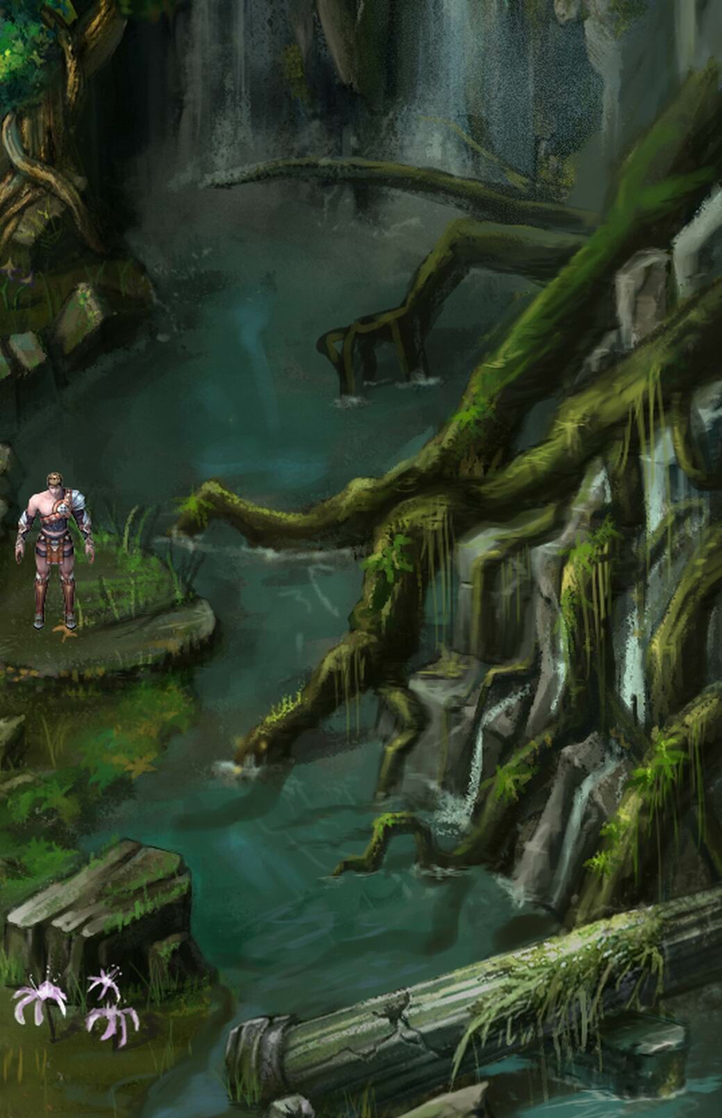 ArtStation - Fallen Land - Tree Roots 01 | Game Assets