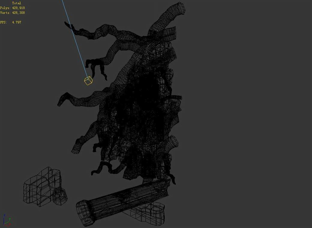 ArtStation - Fallen Land - Tree Roots 01 | Game Assets