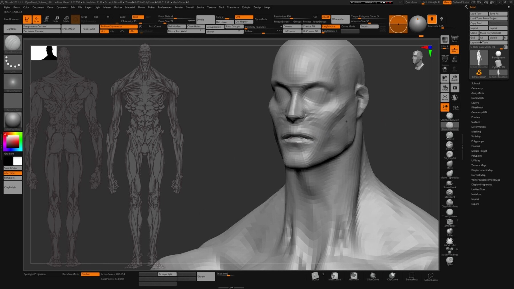 ArtStation - Armin Colossal Titan - Redesign Speedsculpt in ZBrush ...