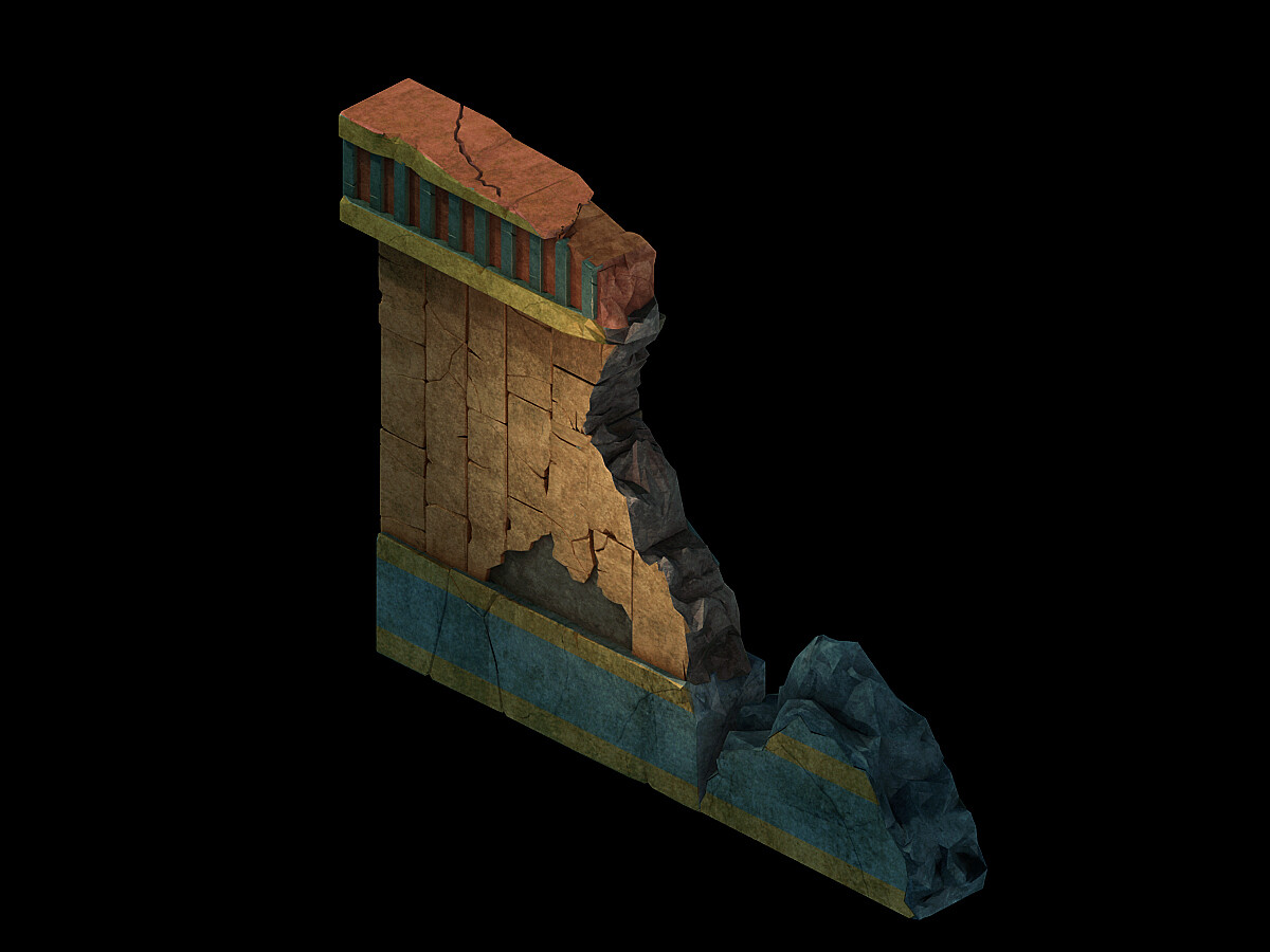 ArtStation - Funeral Place - Wall 21 | Game Assets