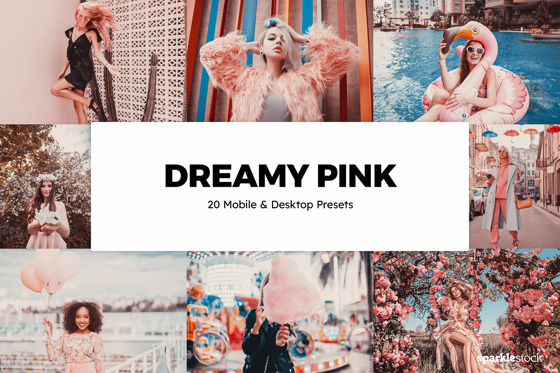 ArtStation - 20 Dreamy Pink LUTs and Lightroom Presets | Resources