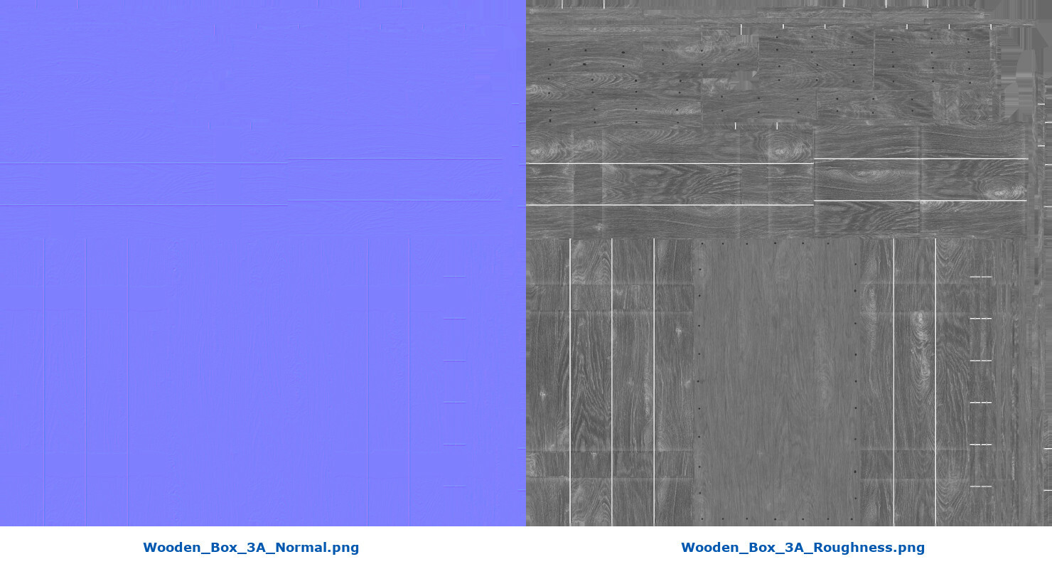 ArtStation - Wooden Box 3A | Game Assets