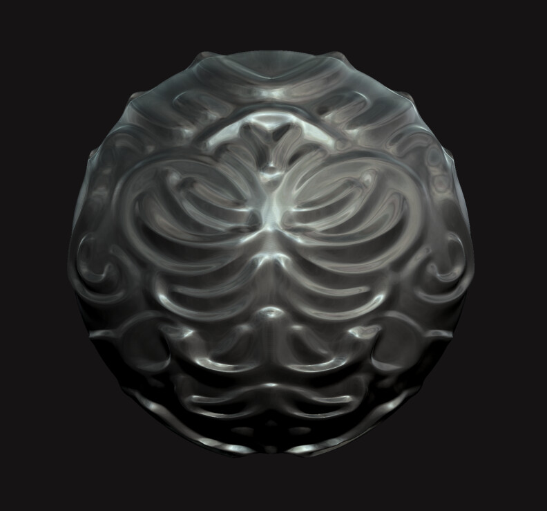 ArtStation - Zbrush Matcap Material - Monumental Metal | Resources