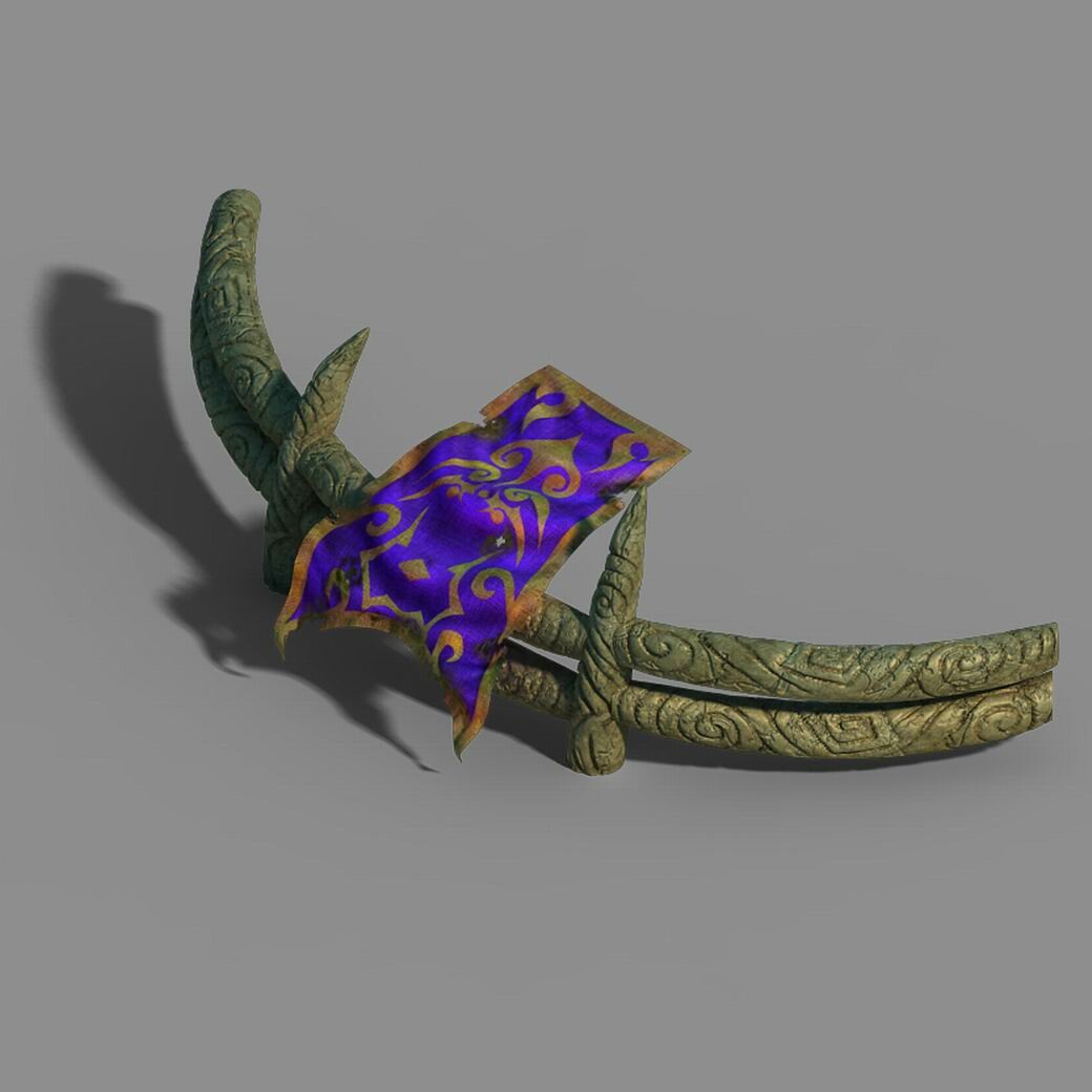 ArtStation - Town Magic Cave - Stone Bone - Banner 01 | Game Assets