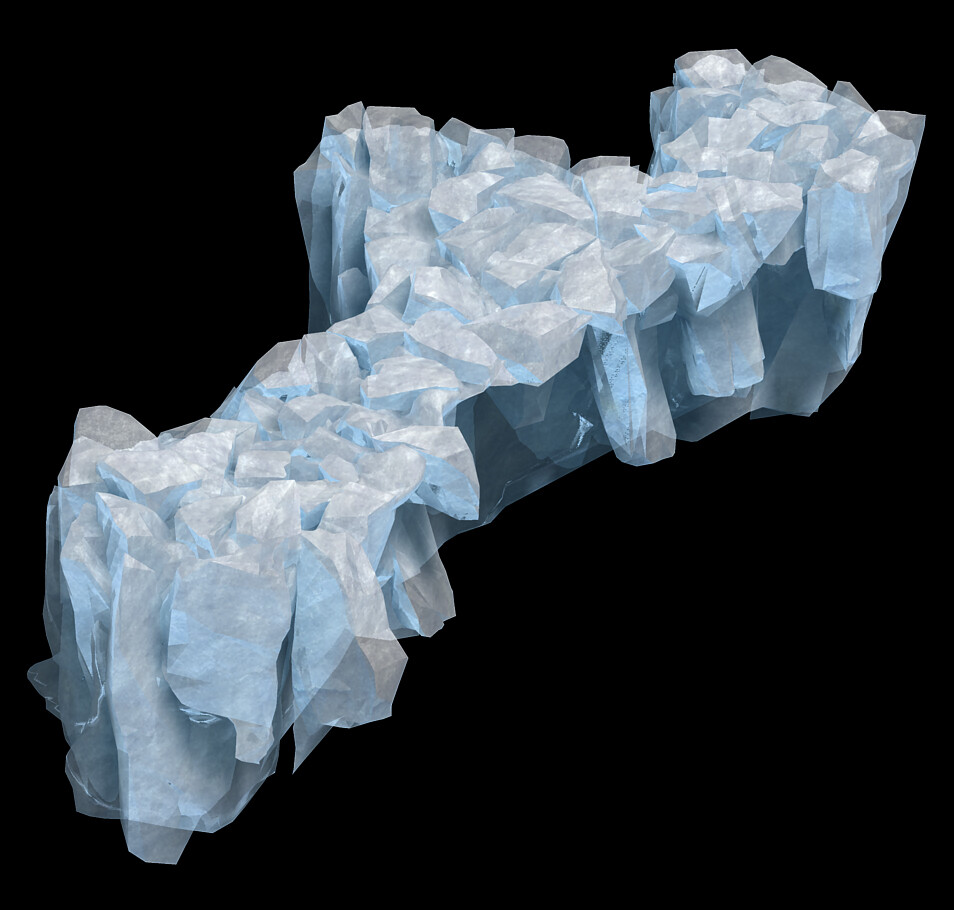 ArtStation - Iceberg - Ice Road Mountain 09 | Game Assets