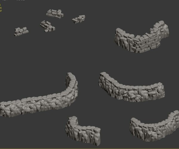 ArtStation - Fountain Hill Rock - Terrain 02 | Game Assets